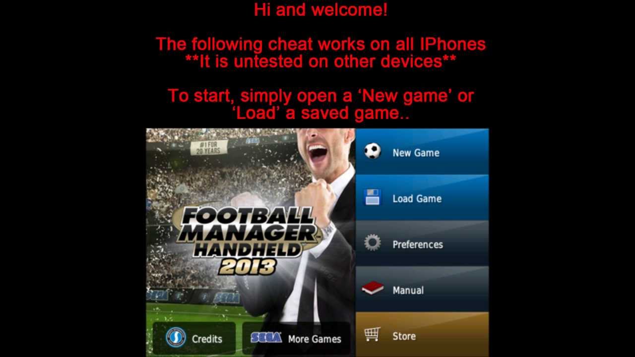 Football Manager Handheld 2013 IPhone Unlimited Money Cheat. - YouTube