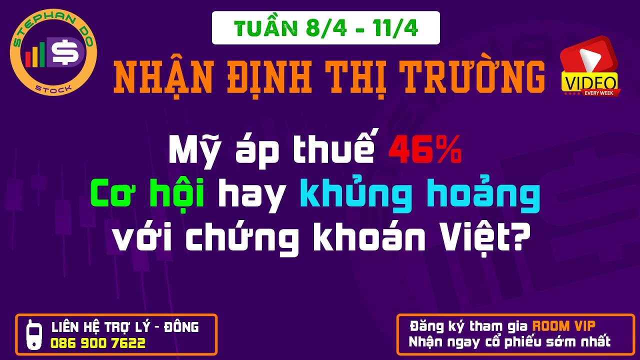 Mỹ áp thuế 46%, cơ hội hay khủng hoảng với chứng khoán Việt ? Stephan ...