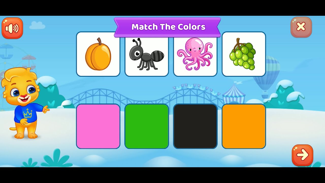 🟠🟢 Color Matching Fun for Kids | Learn Colors with Games! #Gamegear # ...