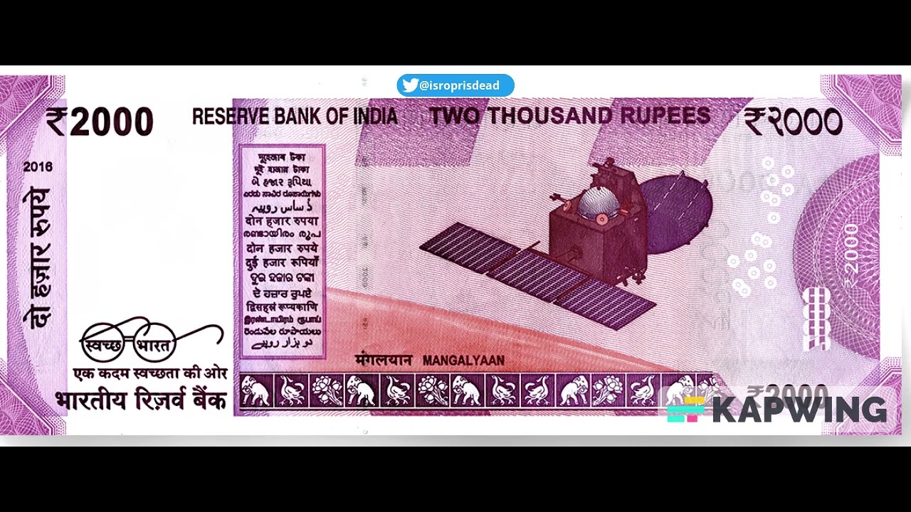 Behti hawa sa tha wo ft: Mangalyaan on 2000rs Note - YouTube