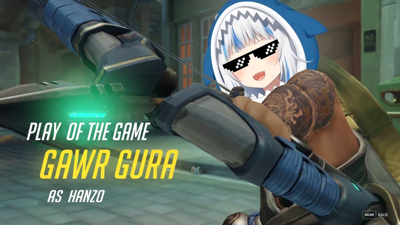 Gura gets play of the game - YouTube