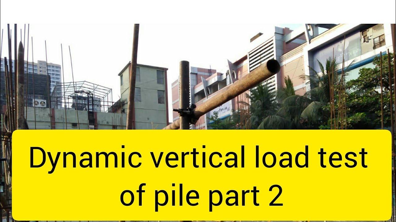 Dynamic vertical load test of pile part 2 dynamic vertical line excel ...