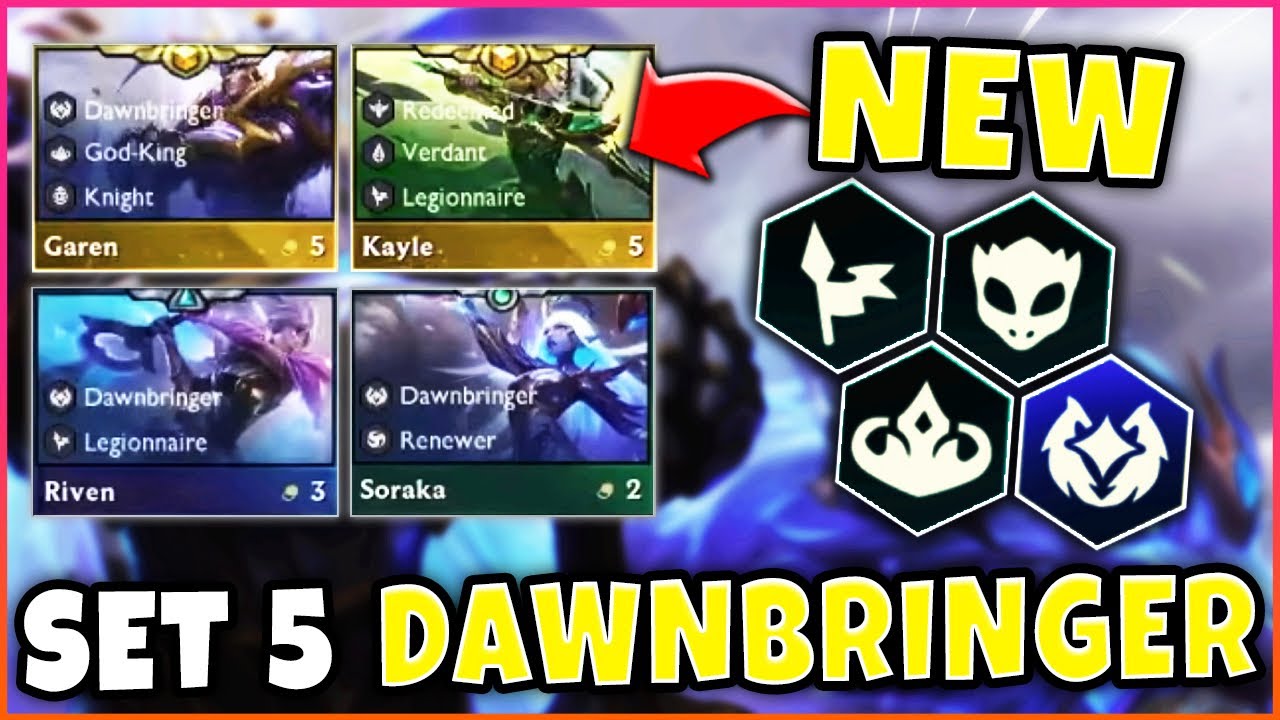 *NEW* TFT SET 5 - DAWNBRINGER COMP - KAYLE IS 100% TOO STRONG! - YouTube