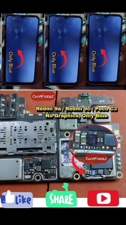 Redmi 9A | POCO C3 | 9c, No Display Blue Light Fix | Final Jumper ...