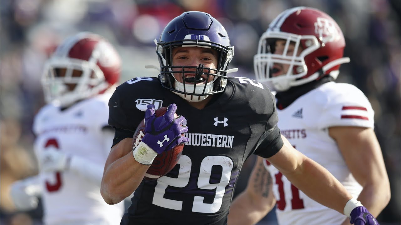 Evan Hull highlights! Northwestern RB - YouTube