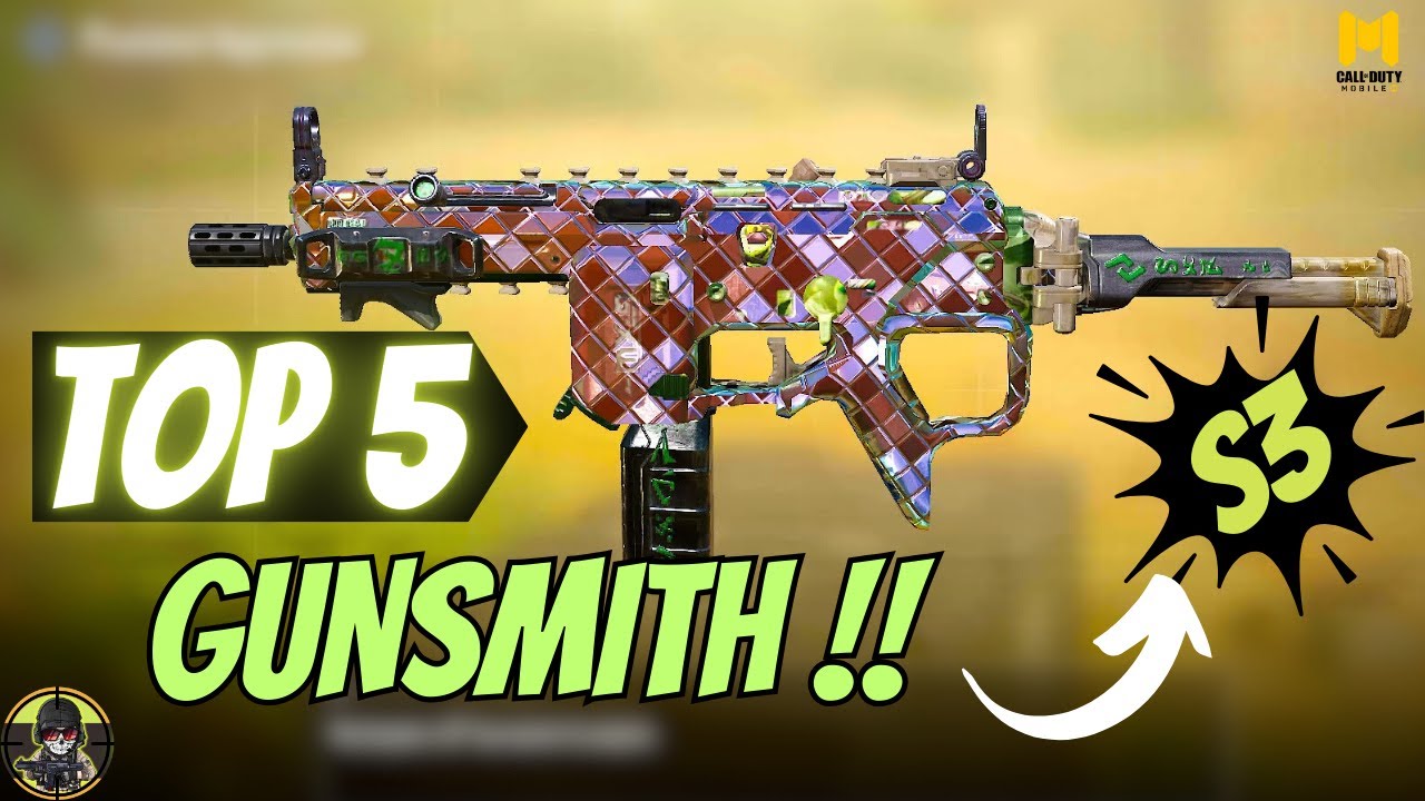 TOP 5 Gunsmith For Season 3 CODM - YouTube