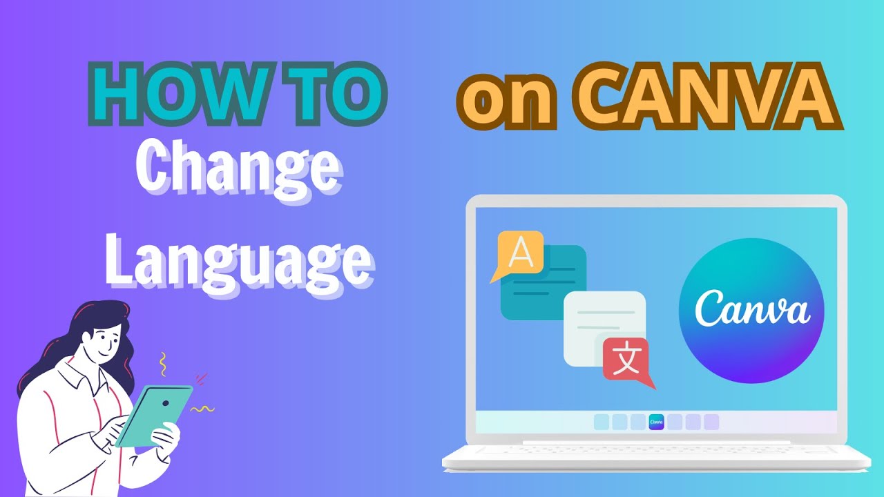 How to Change Language Setting on Canva - YouTube