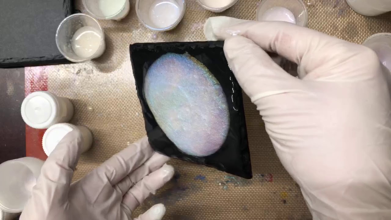 How to epoxy coasters and create beautiful cells using Woode's Goodies ...