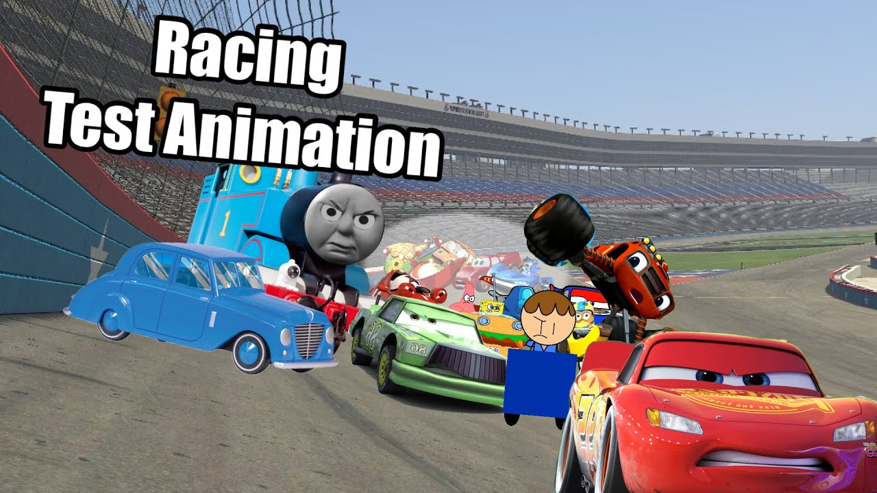 Racing Test Animation For @LightningMcQueenReacts2026 - YouTube