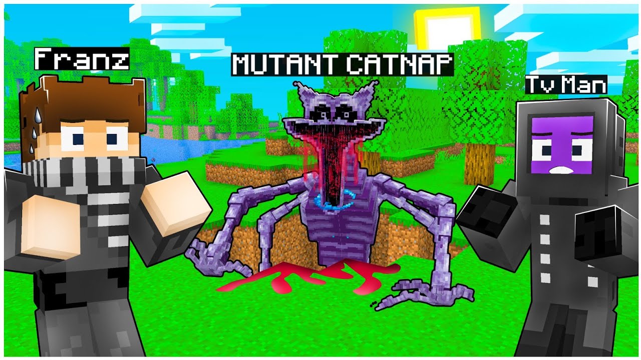 SARANG MUTANT CATNAP Di MINECRAFT‼️ - YouTube