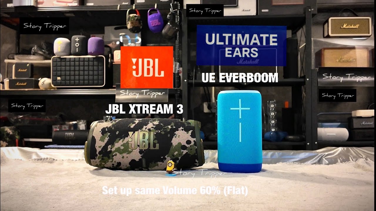 JBL XTREAM 3 vs ULTIMATE EARS EVERBOOM - YouTube