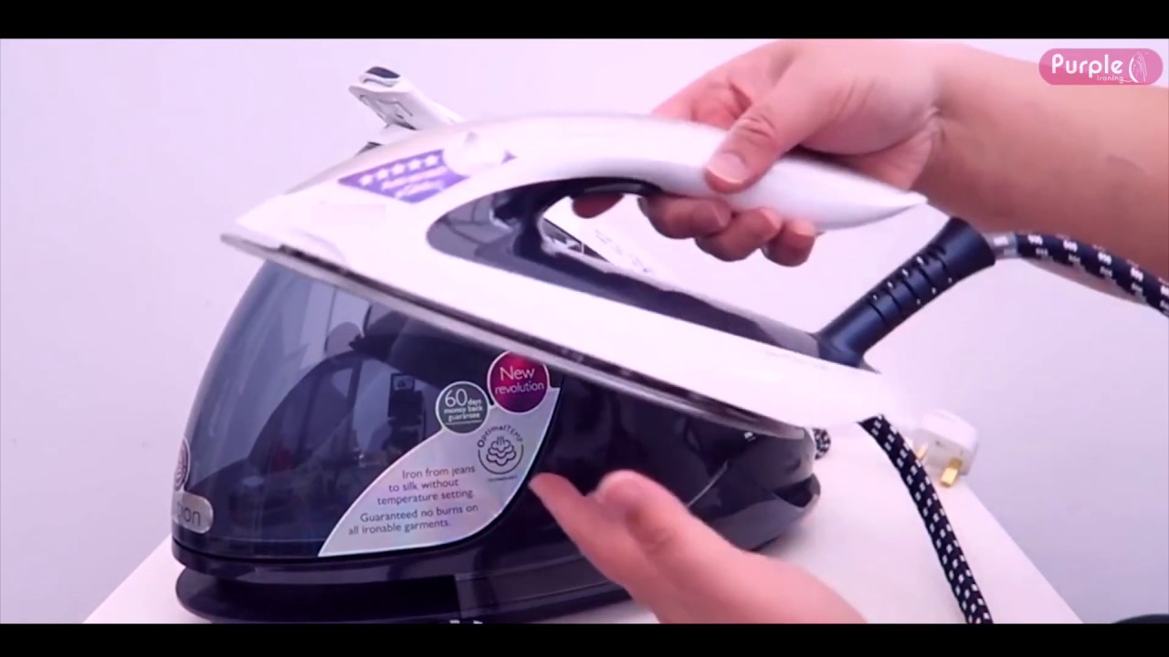 Purple Ironing - Steam Ironing Process - YouTube
