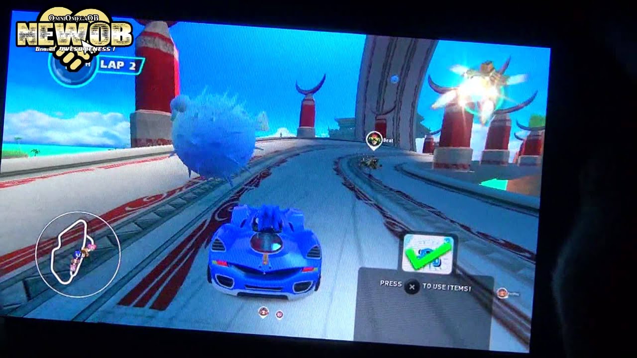 PS Vita - Sonic & All Stars Racing Transformed - YouTube
