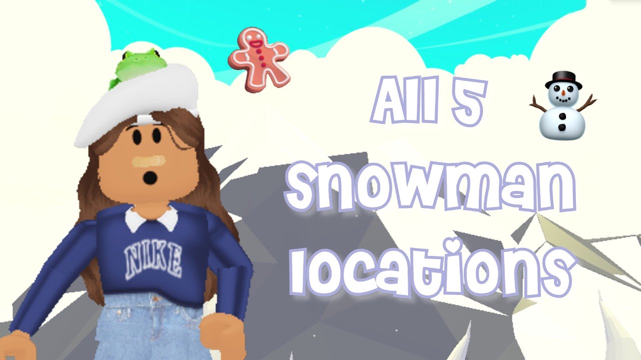 All Snowmen locations || Roblox Adopt Me Winter Update ...