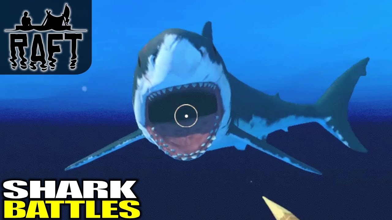 Shark Battles & Big Fish Cooking | Raft | Multiplayer Gameplay | E04 ...