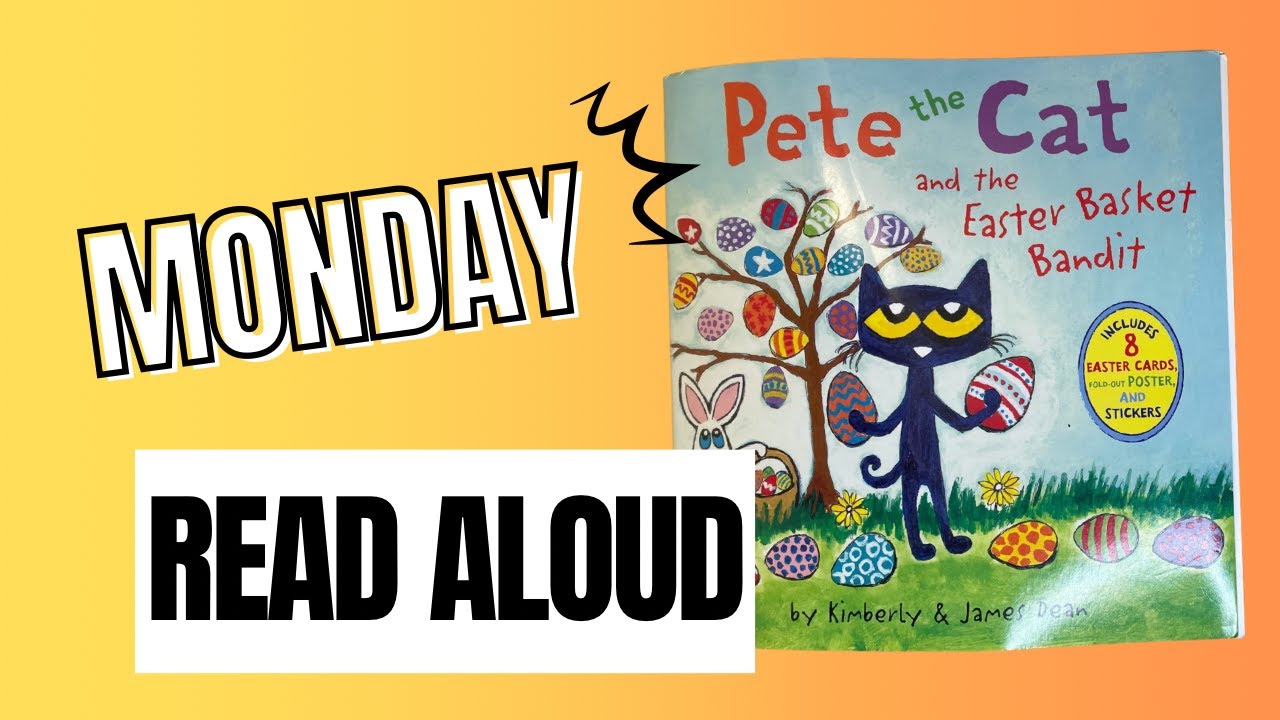 Read Aloud | Pete the Cat and the Easter Basket Bandit #easter # ...