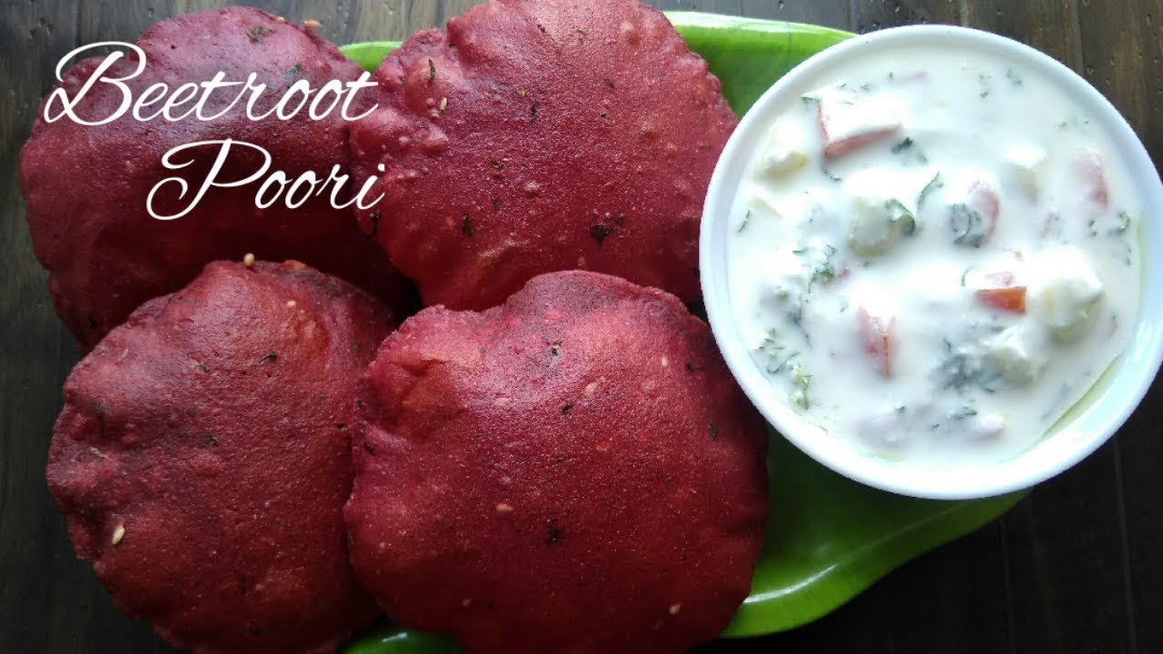 Healthy Beet Root Puri | Poori Recipe | चुकंदर से बनी हुई स्वादिष्ट ...