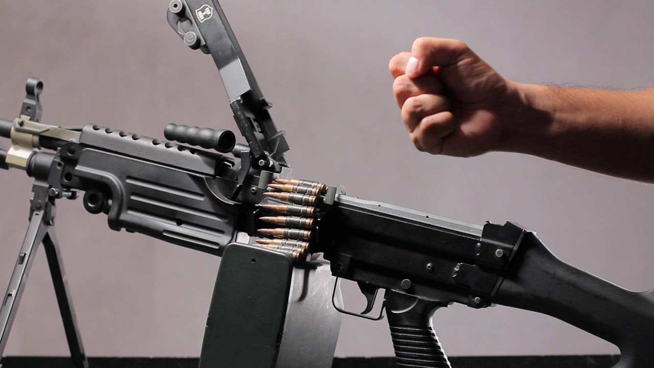 Prop Gun M249 Instructions - YouTube
