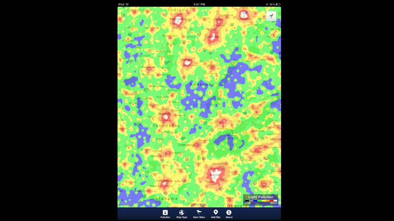 Dark Sky Finder for iPhone - Video Review - YouTube