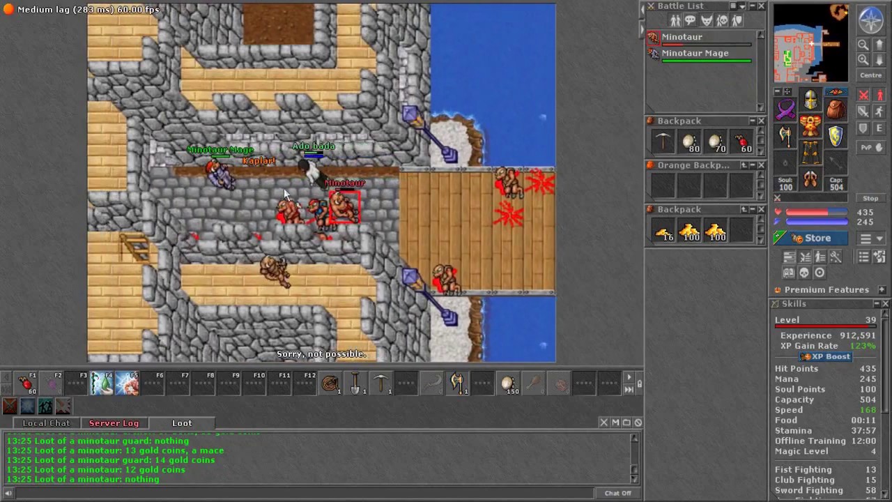 Tibia | Como llegar a Mintwallin | zonas de caza (level 30+) - YouTube