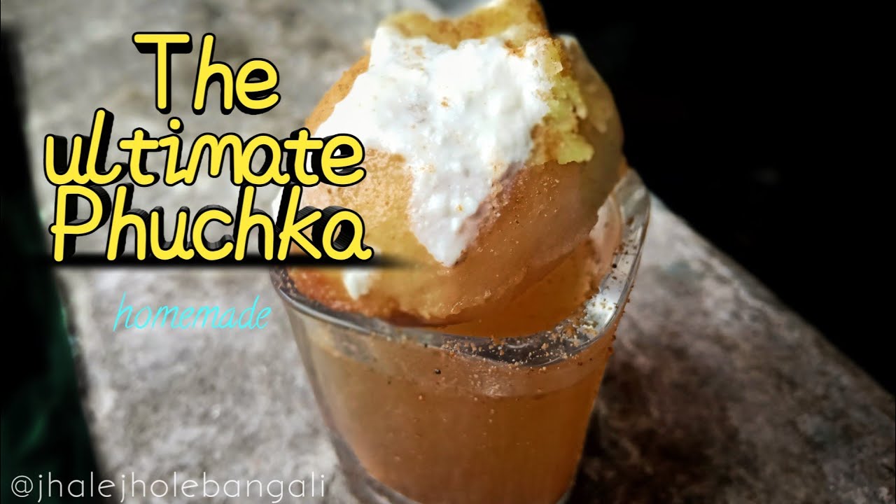 The Ultimate Phuchka. Easiest way to make at home - YouTube