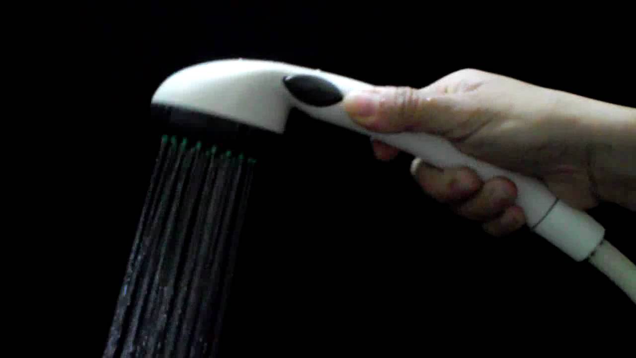 Flow Control Hand-Held Shower - YouTube