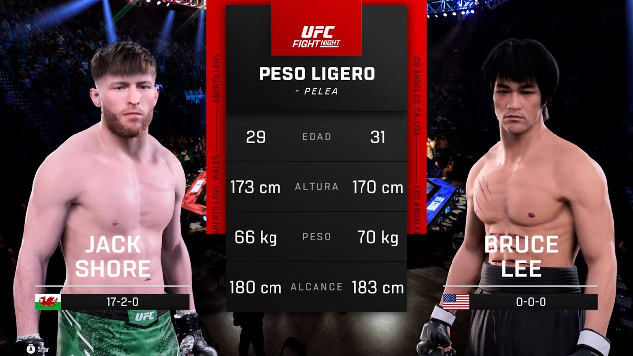 Bruce Lee vs. Jack Shore - EA Sports UFC 5 - Epic Fight - YouTube