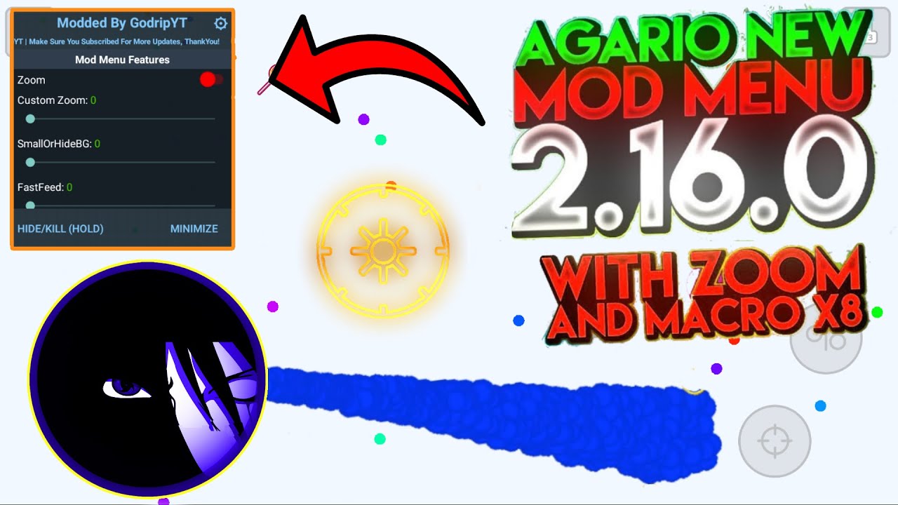 Agario NEW MOD MENU 2.16.0+DESTROYING TEAMS +(AGAR.IO MOBILE) - YouTube