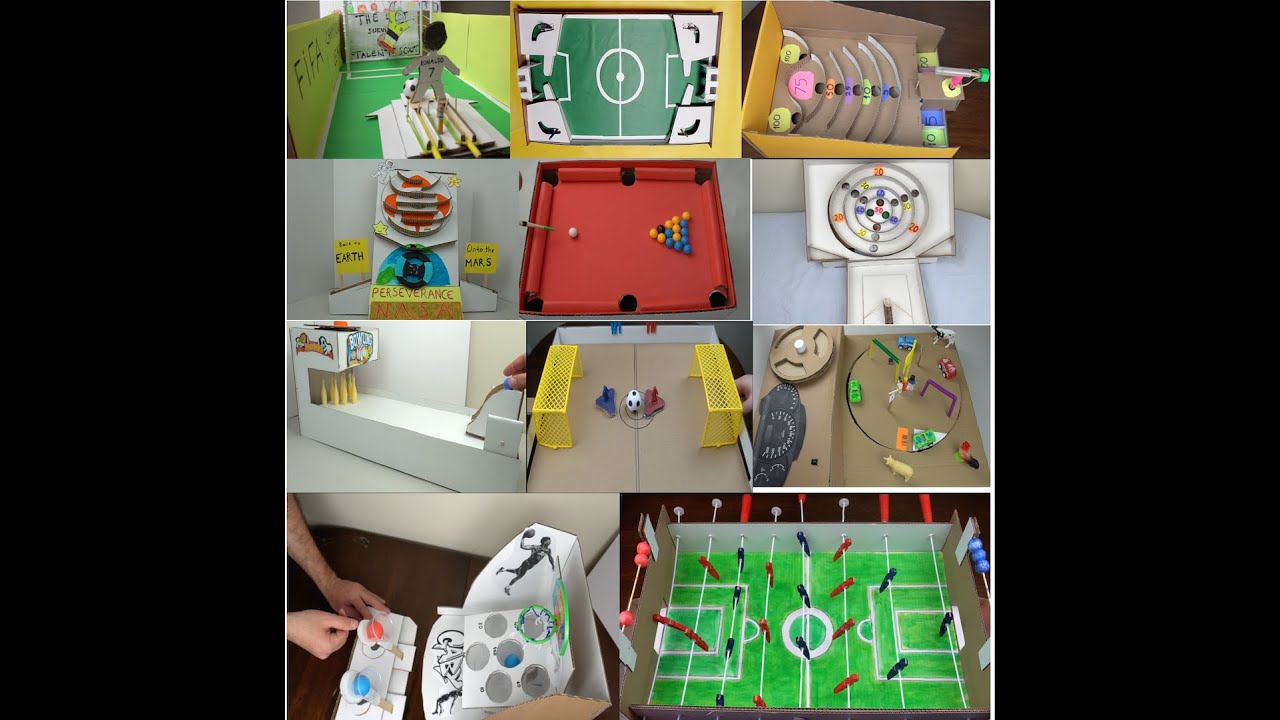 TOP-11 STEM CARDBOARD GAMES - YouTube
