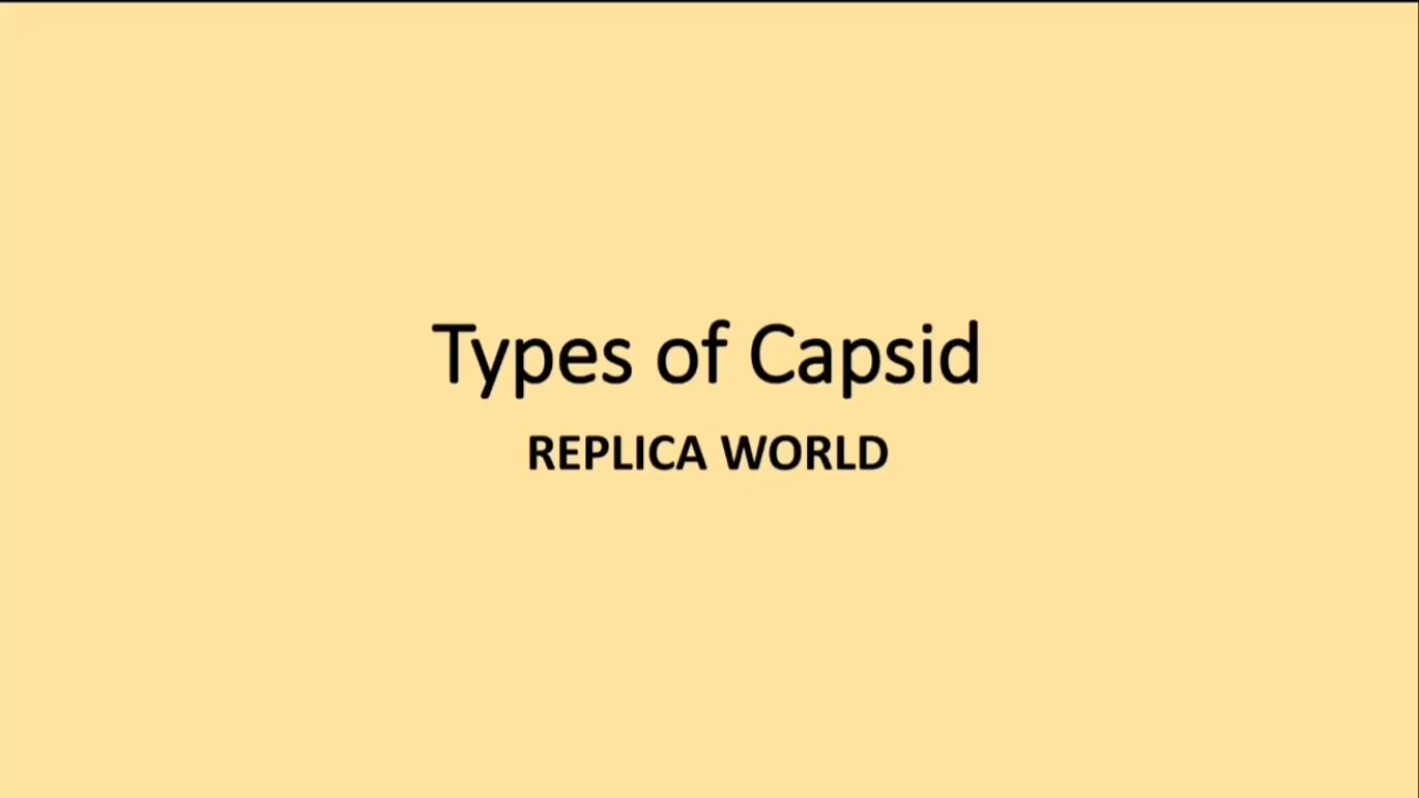Capsid| Types of capsid | Virus | Introduction to Microbiology - YouTube
