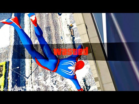 GTA 5 Funny Wasted SPIDERMAN Flooded Los Santos #123 (Funny Moments)