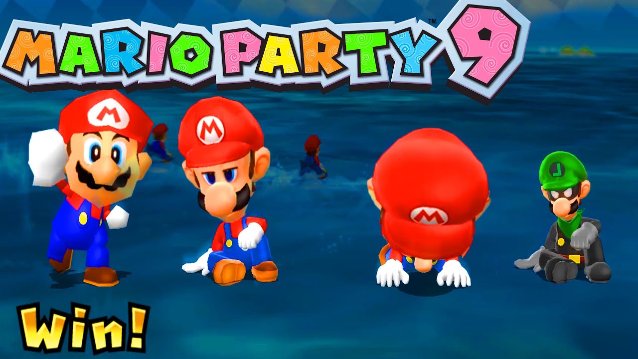 Mario Party 9 Step It Up - All Mario's Family ( Master CPU )#MarioGame ...