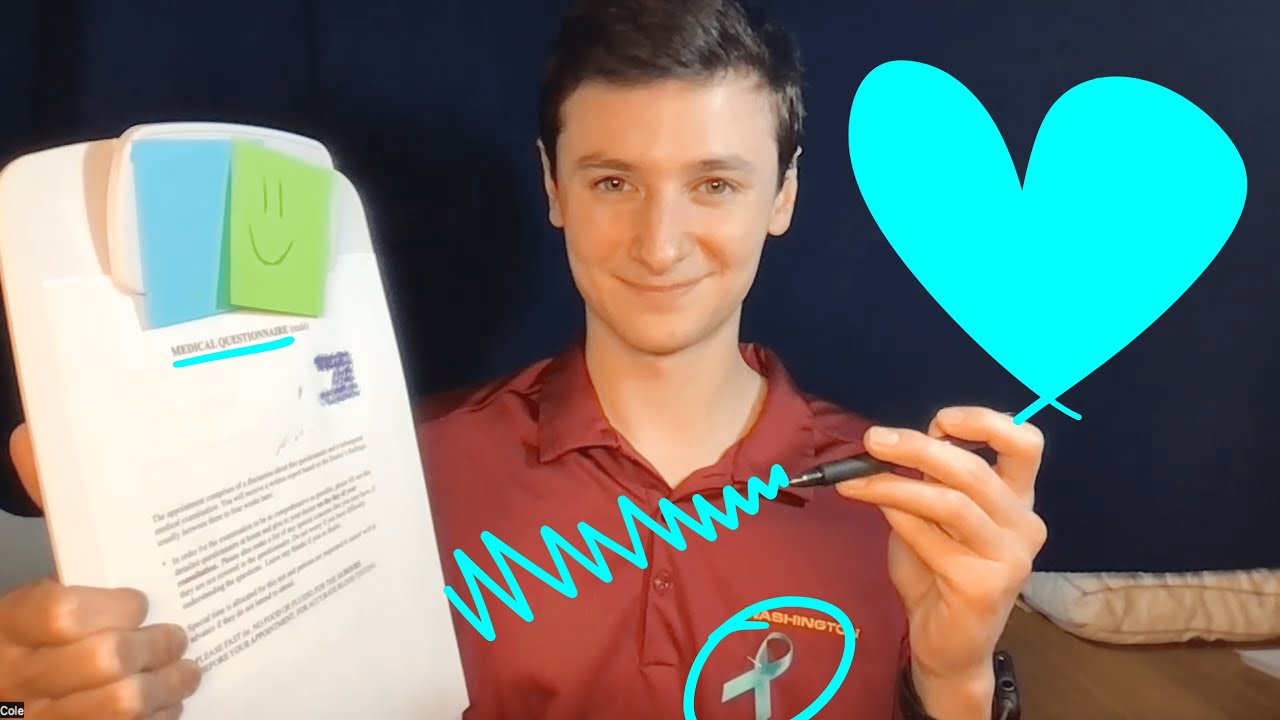 ASMR | Medical Questionnaire Roleplay 🖊️ | Personal Attention and ...