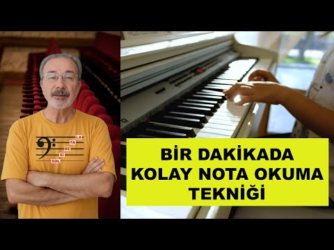 Bir Dakikada Fa Anahtarı Kolay Nota Okuma Tekniği