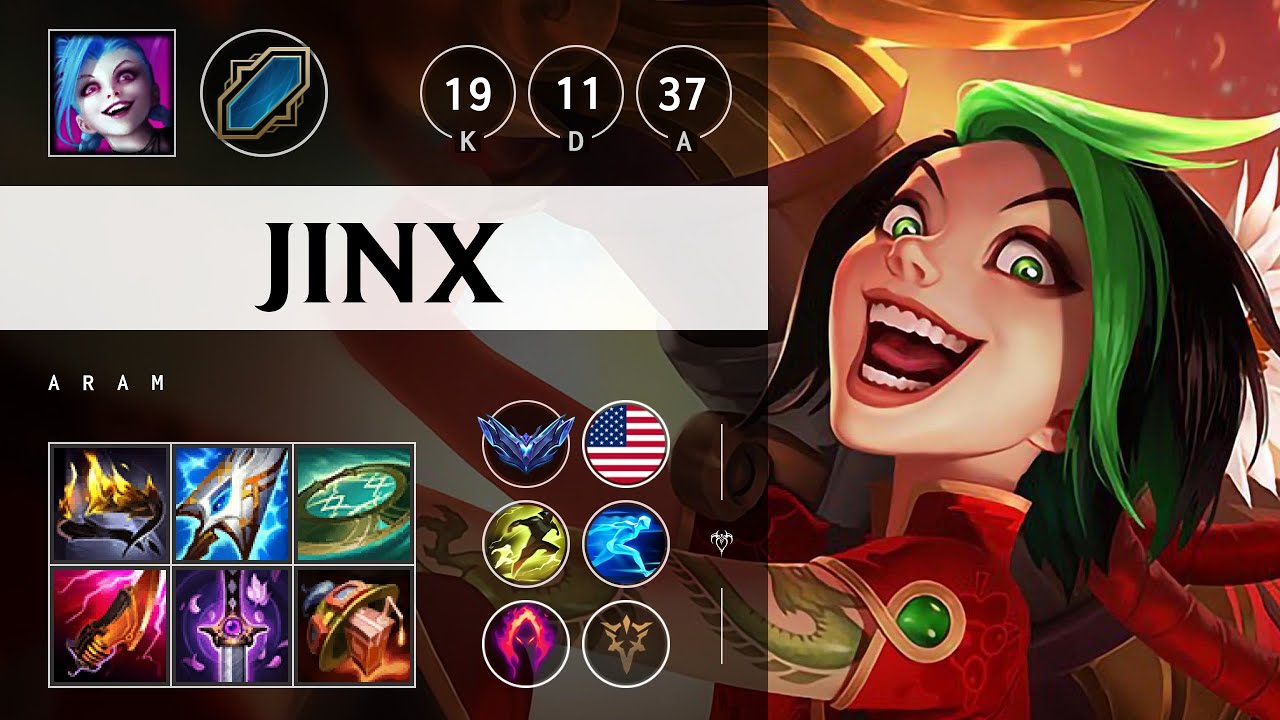 Jinx ARAM - NA Diamond Patch 25.14 - YouTube