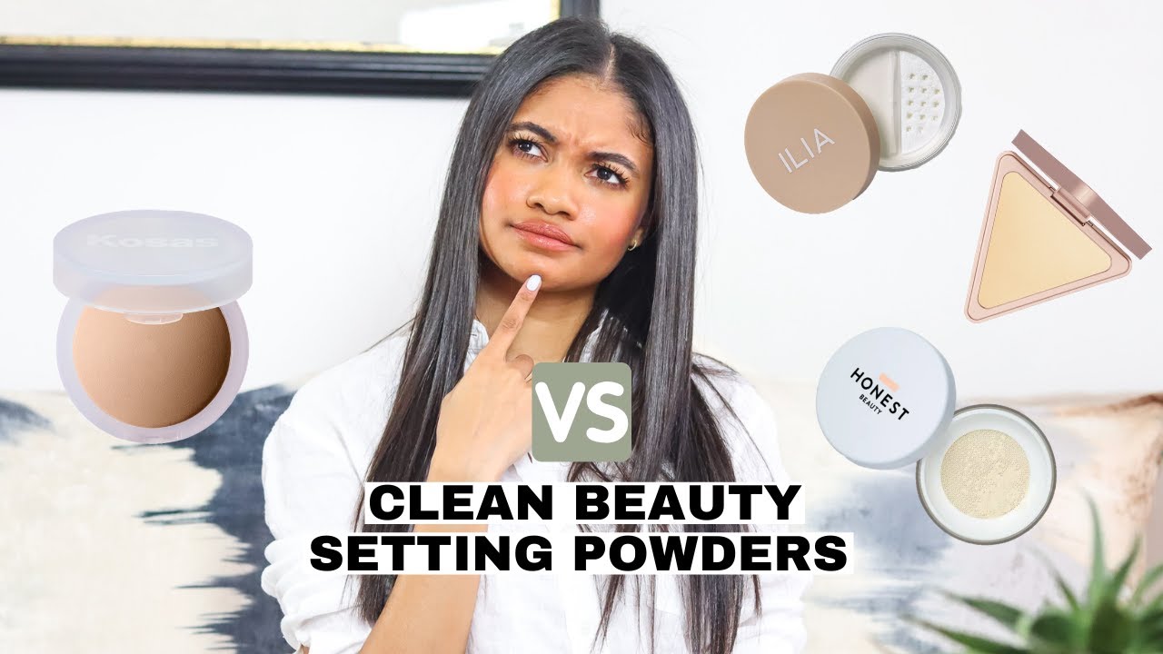CLEAN BEAUTY SETTING POWDER // Which Clean Beauty Setting Powder Is ...