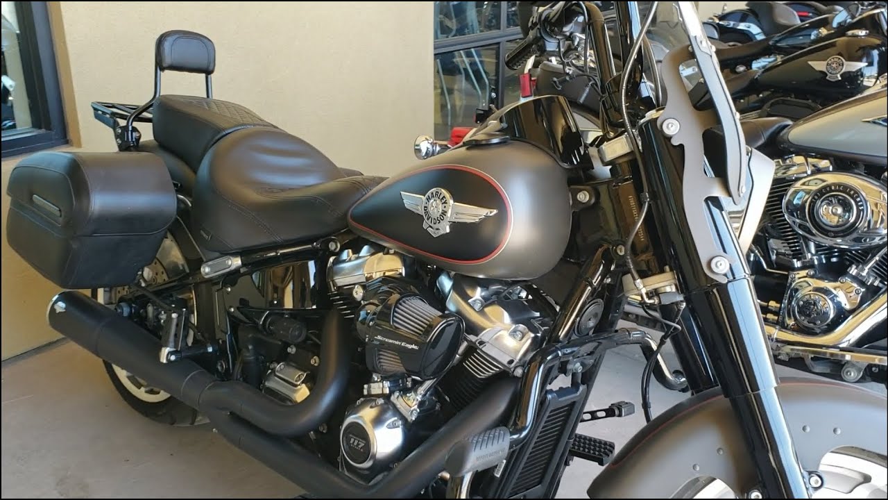 One decked out 2019 Harley-Davidson Fat Boy - YouTube