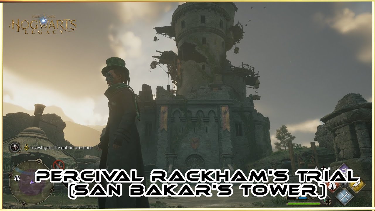 Hogwarts Legacy : Percival Rackham's Trial (San Bakar's Tower) - YouTube
