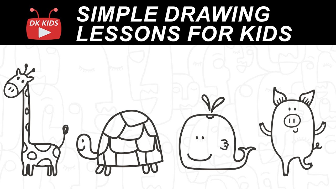 Simple Drawing Lessons For Kids | Animation For Kids | DK Kids - YouTube