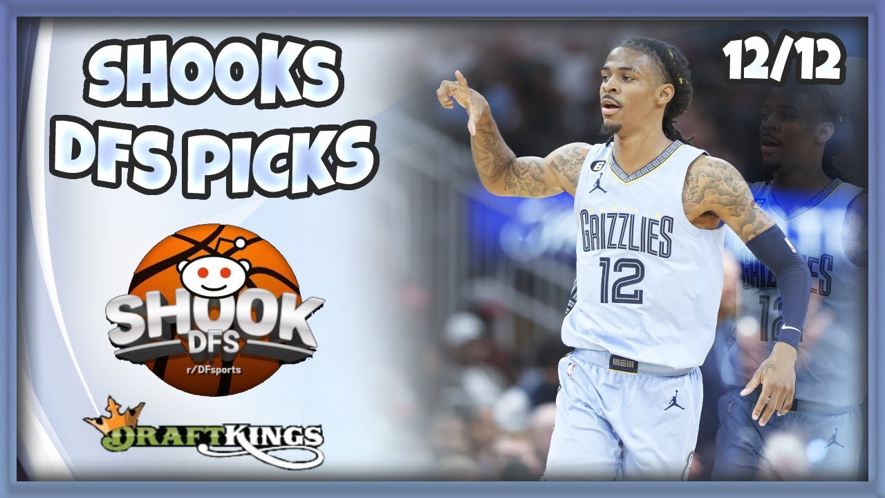 BEST DRAFTKINGS NBA DFS PICKS | 12/12 ANALYSIS - YouTube