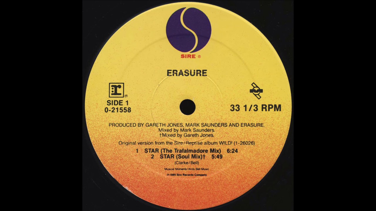 Erasure - Star (The Trafalmadore Mix) [HQ] - YouTube