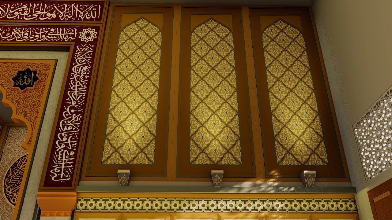DESAIN MASJID (Mihrab) - YouTube