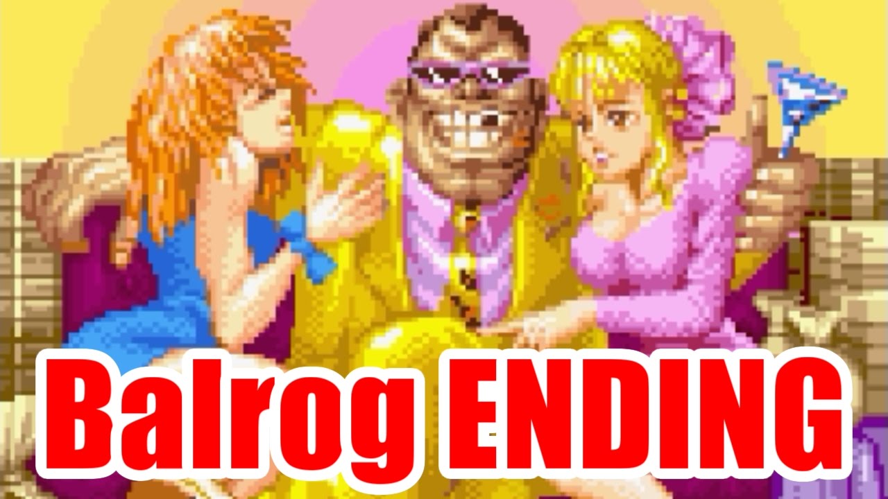 Balrog ENDING - SUPER STREET FIGHTER II Turbo - YouTube