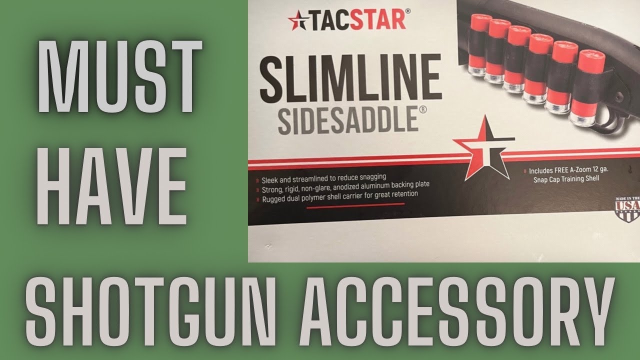 Tacstar slimline sidesaddle mossberg maverick 88 - YouTube