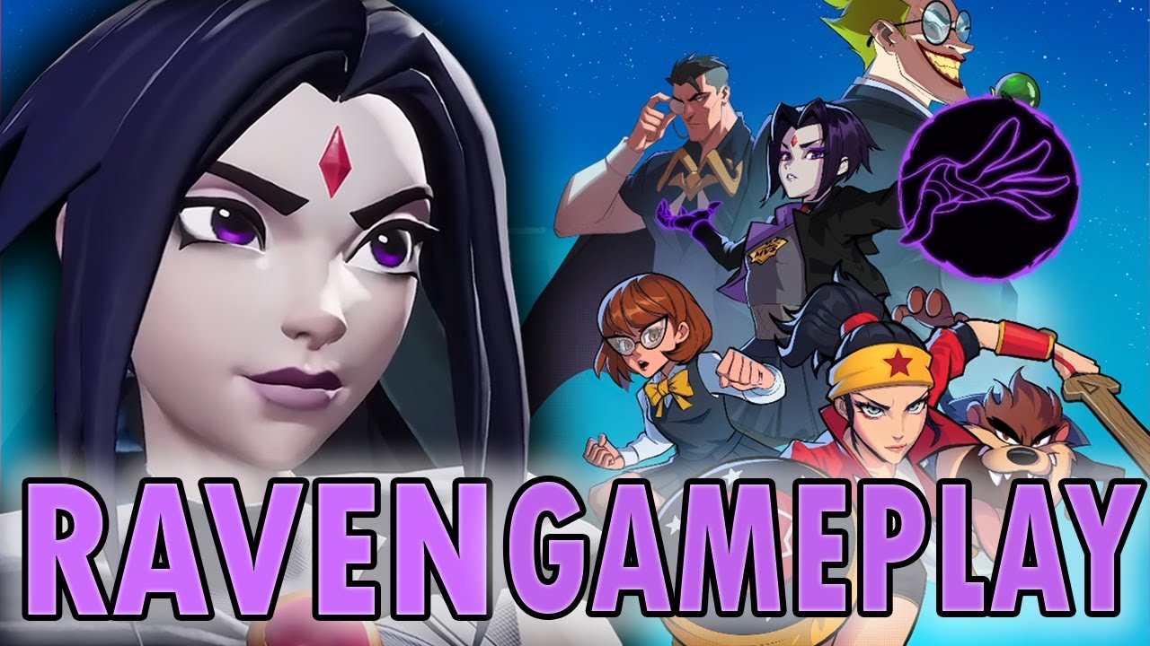 Raven Official Gameplay in MultiVersus (SHES AMAZING) - YouTube