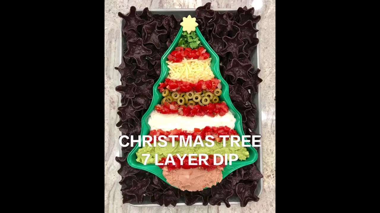 Christmas Tree 7 Layer Dip by The BakerMama - YouTube