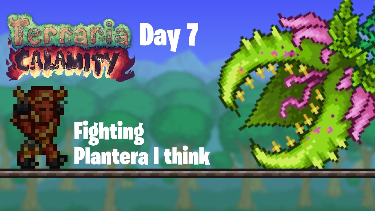 Terraria Modded day 7 maybe Fighting Plantera - YouTube