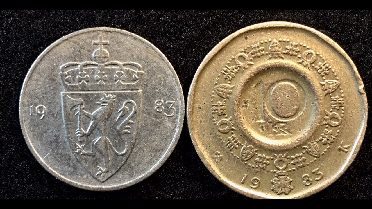 No Euros In Norway Norway 1983 50 Ore 10 Kroner Coins No Dollars no-euros-in-norway-norway-1983-50-ore-10-kroner-coins-no-dollars