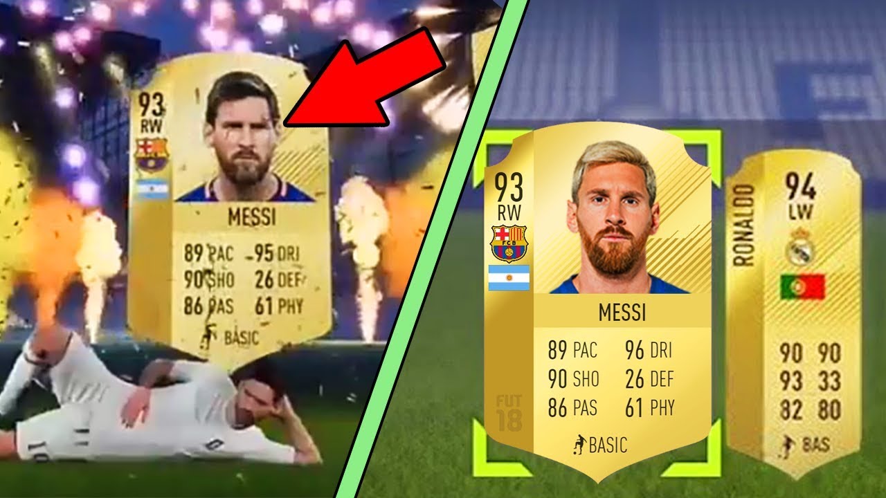 Messi in the BEST PACK in FIFA 18 History!!! - YouTube