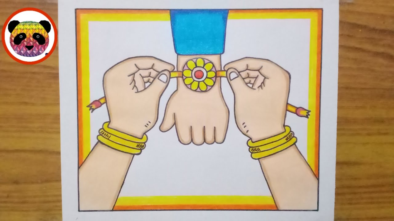 Raksha Bandhan drawing / Raksha bandhan drawing easy step /Raksha ...